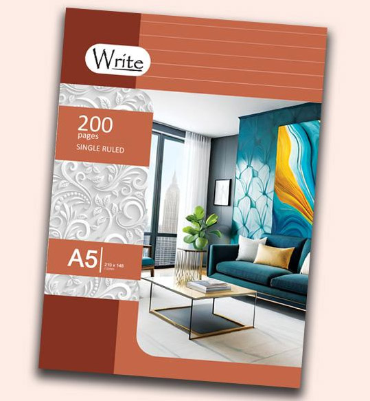 Write Ex Book Single Rule 200 Pages - Murugaz