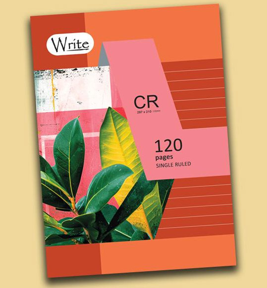 Write CR Book Single Rule 120 Pages - Murugaz
