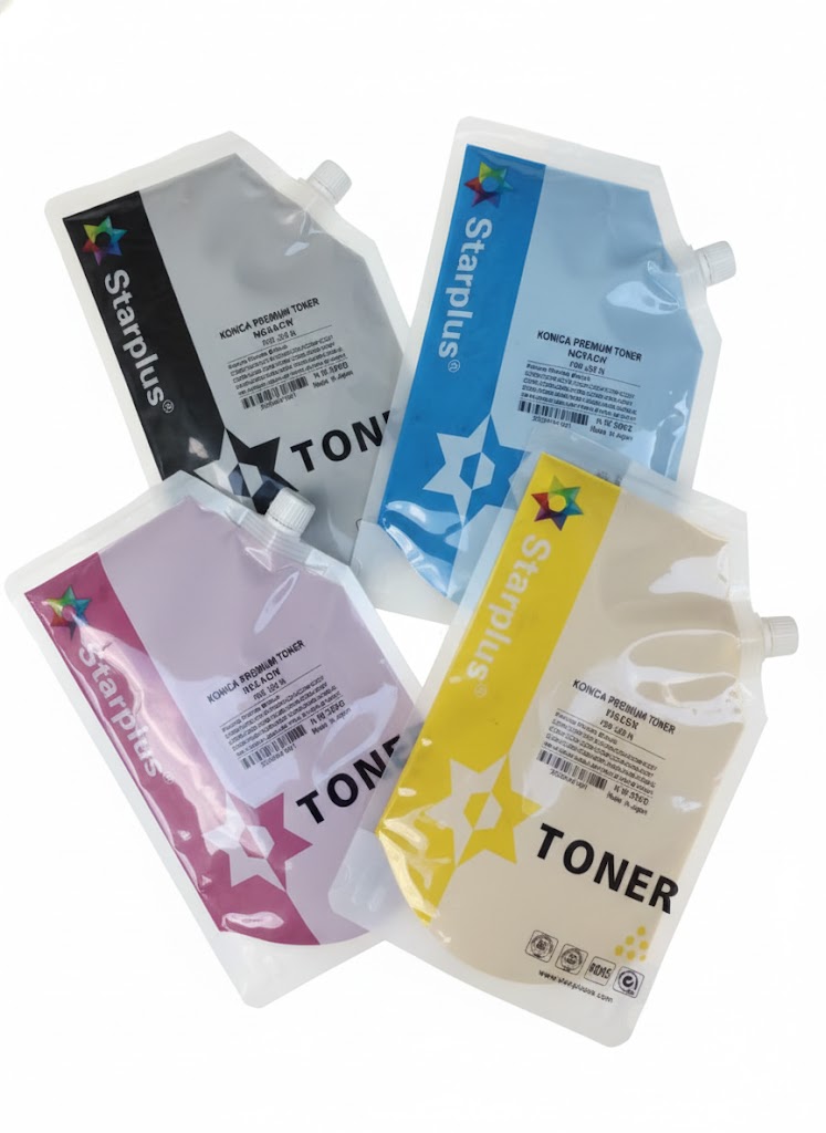 Starplus Premium Refill Toner Pouch Set (CMYK) - Murugaz